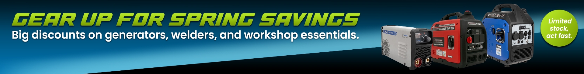 Gear Up For Spring Savings